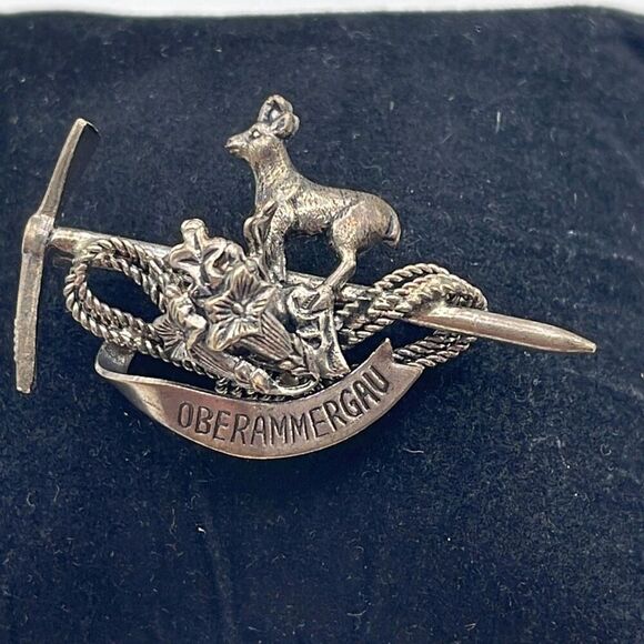 Vintage | Jewelry | Vintageearly C Clasp Brooch From Oberammergau In ...